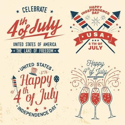 4th Of July Vintage Vector Art Icons And Graphics For Free Download