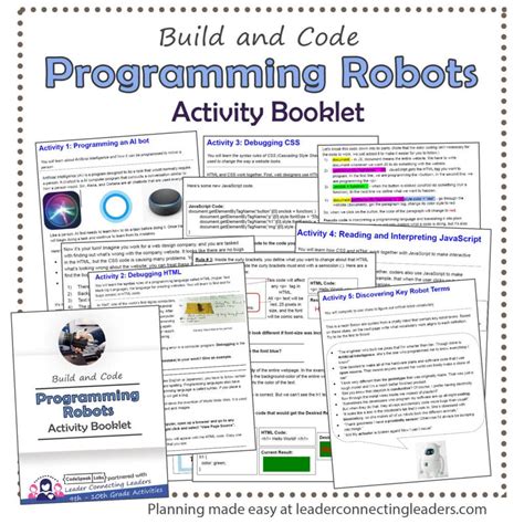 5 Fun Activities To Help Your Girls Earn The Senior Programming Robots Badge Leader Connecting