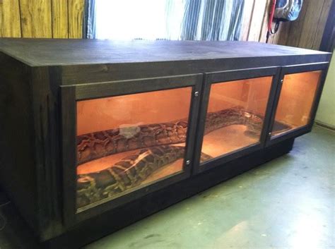 Building A Burmese Python Enclosure