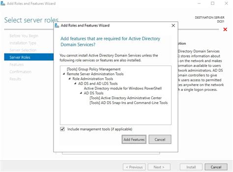 installing active directory on windows server 2019 serverspace
