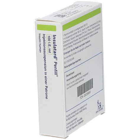 Insulatard fill 100 I.E./ml Zylinder 5x3 ml mit dem E-Rezept kaufen ...