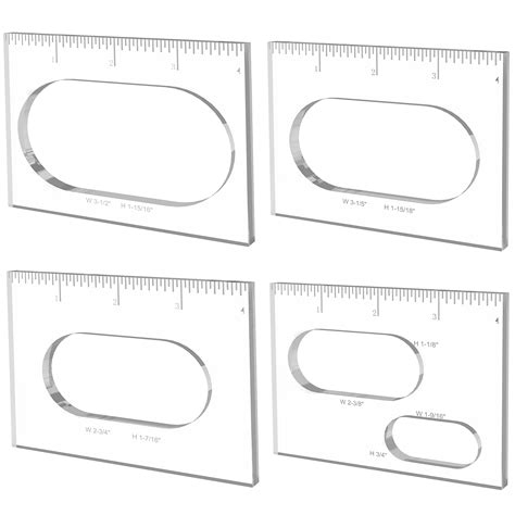 Elliptical Router Template For Woodworking Oval Router
