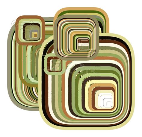 Shape Of Rounded Rectangle Abstract Geometric Background Pattern Web