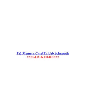 Ps2 Memory Card Pinout Fill Online Printable Fillable Blank PdfFiller
