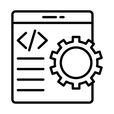 Design Software Line Icon Design 44621445 Vector Art At Vecteezy