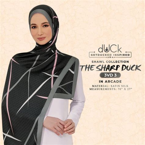 Duck Shawl The Sharp Duck Collection Womens Fashion Muslimah Fashion Hijabs On Carousell