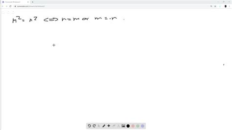 Prove That M N If And Only If M N Or M N Numerade