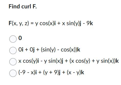 find curl f