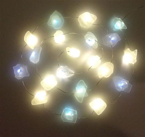 Sea Glass String Lights Beach House Decor