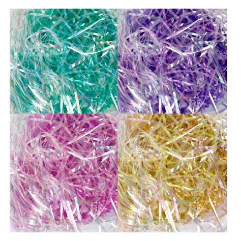 Easter Grass Assorted Iridescent 15 Oz Each