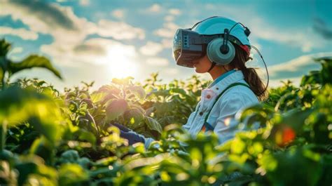 premium photo hightech automation in agriculture showcasing
