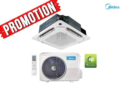 Midea Ceiling Cassette Air Conditioning Systems Jetstyle Aircon