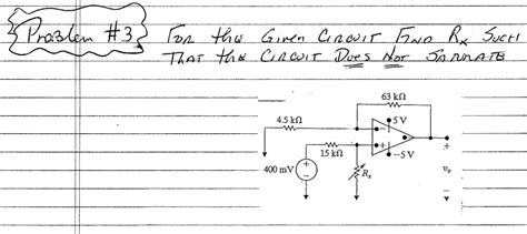 solved proslem 3for the given circuit frid rx ﻿such that
