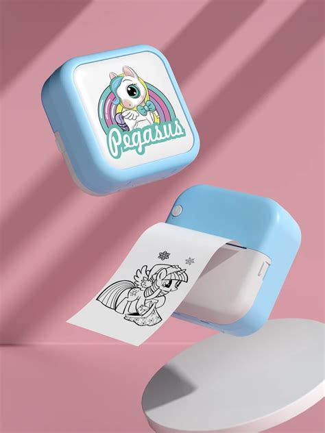 휴대용 미니 포토 프린터 열전사 라벨 프린터 Usb 충전 무선 안드로이드 Ios 호환 열 Pa 1 롤