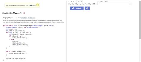 Solved Write The Output Produced By The Following Method
