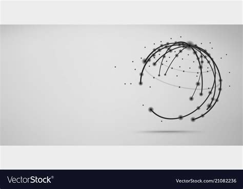 Global Network Connection Visualization Royalty Free Vector