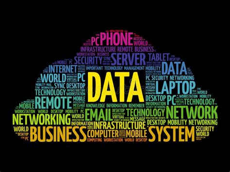 Data Word Cloud Stock Illustration Illustration Of Improvement 199699085