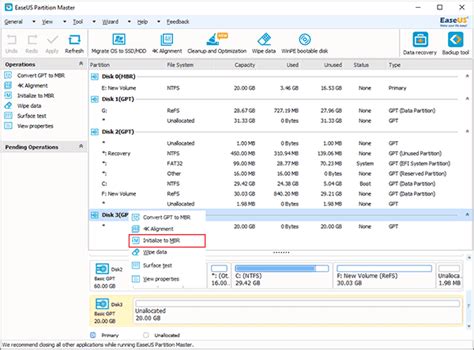 How To Initialize A Hard Drivessd In Windows 1087 Easeus