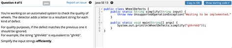 Solved Simplify The Input Strings Efficiently