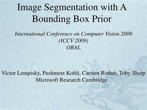 ppt image segmentation with a bounding box prior powerpoint