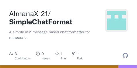 GitHub AlmanaX 21 SimpleChatFormat Initial Commit Gradle Sucks Balls