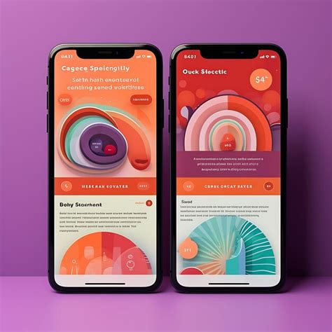 Premium Ai Image Mobile App Layout Design Of Womens Reproductive