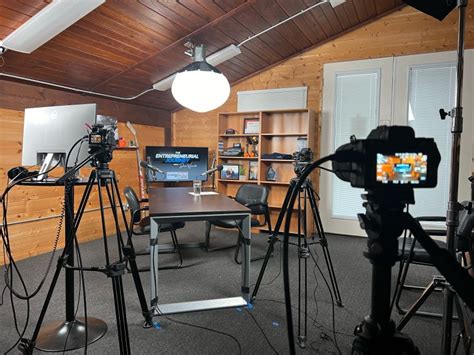 My Behind The Scenes View Inside Eb Studios During The Filming Of The
