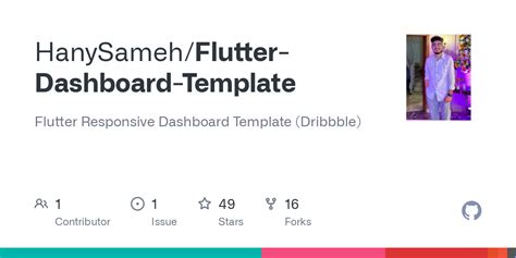 GitHub HanySameh Flutter Dashboard Template Flutter Responsive Dashboard Template Dribbble