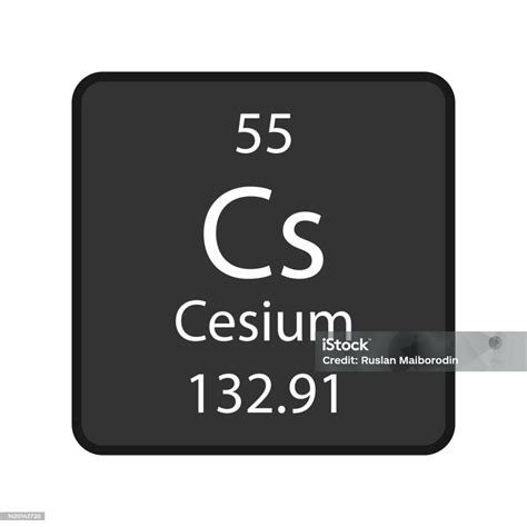 Cesium Symbol Chemical Element Of The Periodic Table Vector Illustration Stock Illustration Cesium Symbol Chemical Element Of The Periodic Table Vector Illustration Stock Illustration