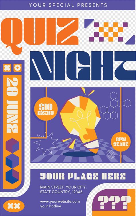Quiz Flyer Png PNGWing