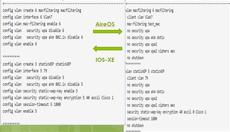 Wlc Config Converter Aireos Ios Xe Cisco Community