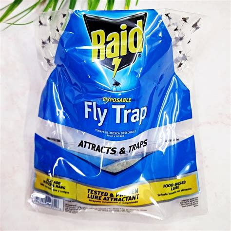 Raid® Disposable Fly Trap Bag Attracts And Traps ถุงดักแมลงวันแบบใช้