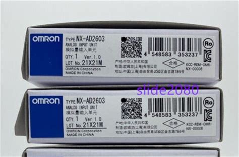 Original Omron NX AD Analog Input Unit NX AD New In Box NX AD EBay