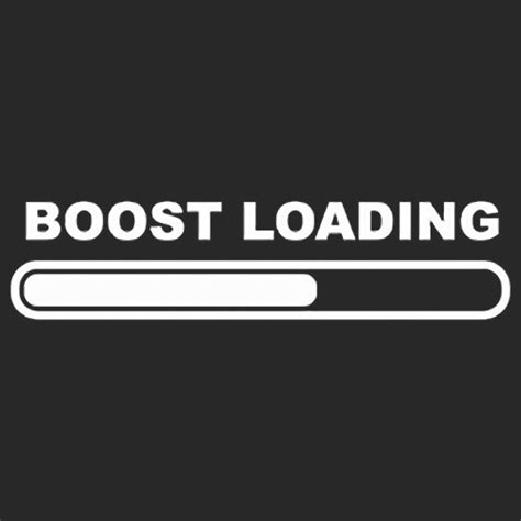 Jdm Boost Loading Vinyl Decal Sticker The Decal Master Premium Decal Stickers For Car