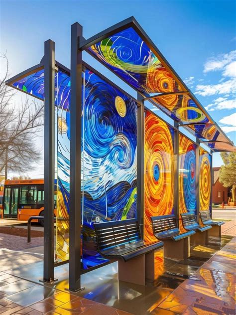 City Beautification Ideas Public Art Installation Decorative Bus