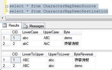 SQL Server Fundamentals Character Map Transformation