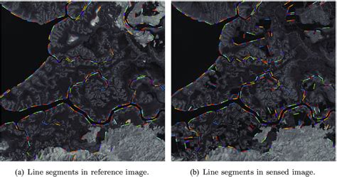 Line Segments Extracted From Reference Image And Sensed Image Download Scientific Diagram