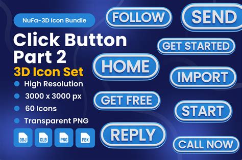 Click Button 3d Icon Pack 60 Free Download User Interface 3d Icons Iconscout