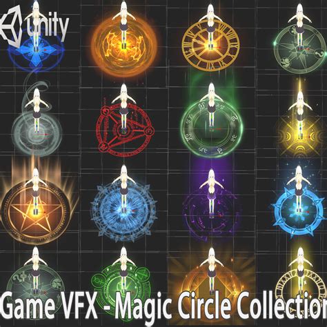 unity game vfx magic circle collection by eric wang unity vfx artist