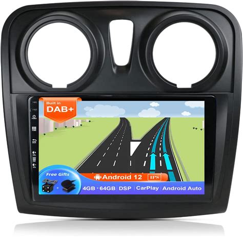 Joyx Android 12 Ips Car Stereo For Dacia Sandero 2012 2017 Built In Dab Dsp Wireless