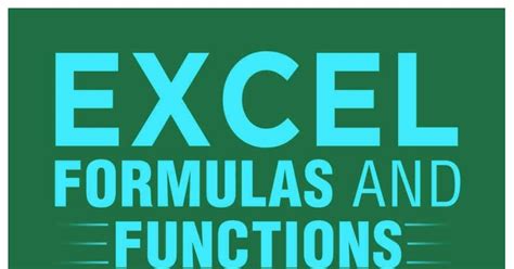 excel formulas and functions the step by step excel guide on how to