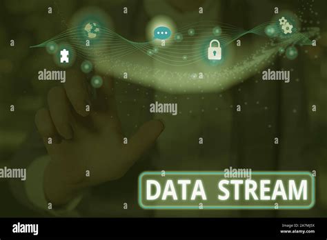 handwriting text data stream conceptual photo sequence of digitally