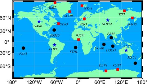 Figure 1 From The Impact Of Different Ocean Tide Loading Models On Gnss