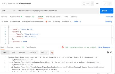 Workflow 30 Create Definition Giving Error · Issue 3723 · Elsa Workflowselsa Core · Github