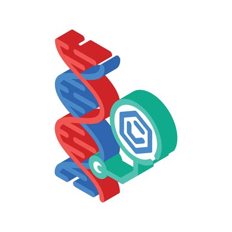 Dna Molecular Structure Isometric Icon Vector Illustration 20669969 Vector Art At Vecteezy