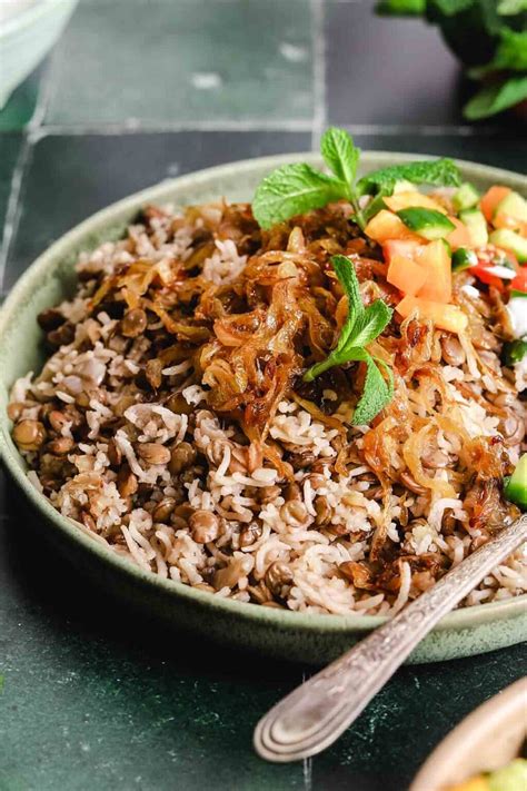 One Pot Mujadara Middle Eastern Lentils And Rice