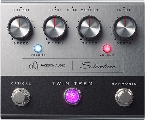 Jackson Audio Twin Trem Tremolo Modulation Chorus Flanger Phaser And Tremolo Effect Pedal