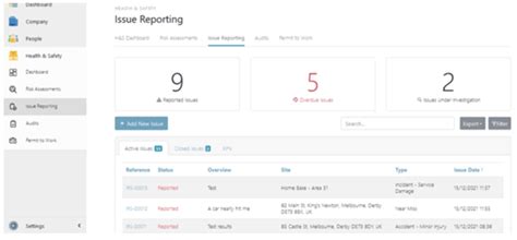 how do i create a new issue report
