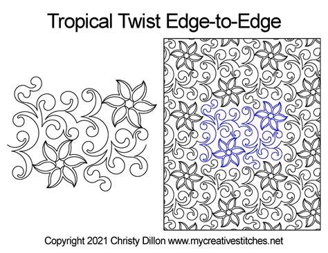 Holly Twist Edge To Edge 1 Holly Twist Edge To Edge 1