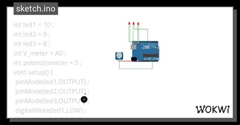 Segnale Digitale Potenziometro Wokwi Esp32 Stm32 Arduino Simulator